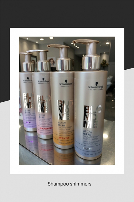 The latest colour wash shampoos available from 77 The Hill!