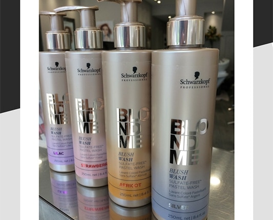 The latest colour wash shampoos available from 77 The Hill!